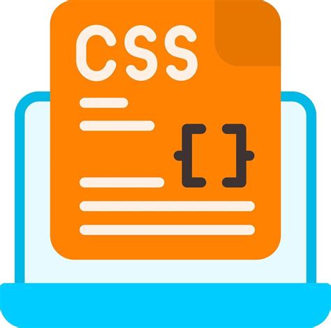 Css File Flat Element Style 58360029 Vector Art At Vecteezy