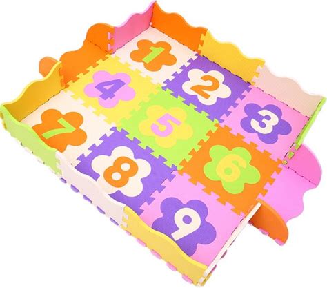 Puzzelmat Cijfers Eva Foam 16 Stuks Bol