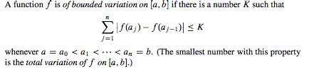 Solved A Function F Is Of Bounded Variation On A B If Chegg Com