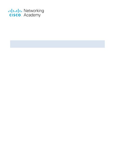 1331 Packet Tracer Use Icmp To Test And Correct Network