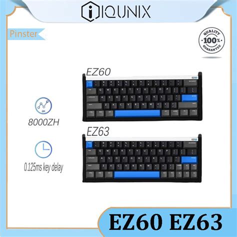 Iqunix Ez60 Ez63 Flagship Esports Magnetic Switch Keyboard Aluminum Alloy Cnc Magnetic Jade