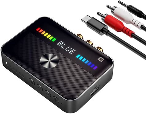 Swiitech Bluetooth Transmitter Receiver 2 In 1 V5 3 Bluetooth Aux Adapter With Led