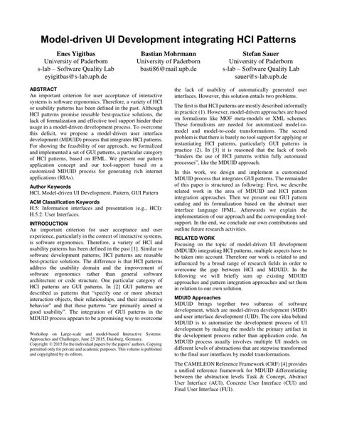 pdf model driven ui development integrating hci patterns