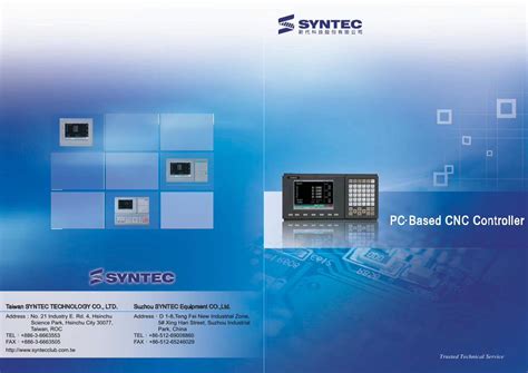 PDF PC Based CNC Controller PC Based CNC Controller Taiwan SYNTEC TECHNOLOGY CO