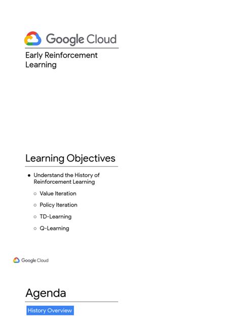01 Module 1 Early Reinforcement Learning Pdf Applied Mathematics Algorithms