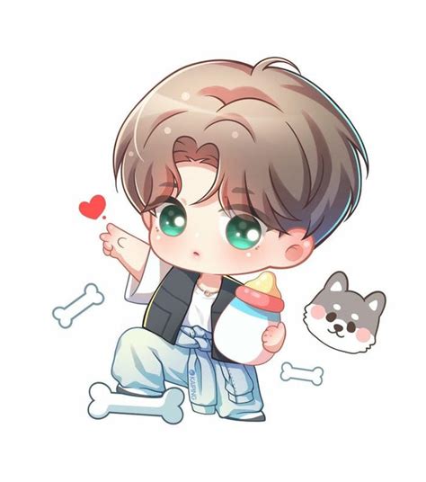 H Nh Cute Chibi Ng Y U Si U Tan Ch Y Tr I Tim