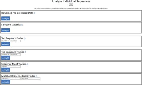 The Analyze Individual Sequences Pipeline Of The Analysis Module Of