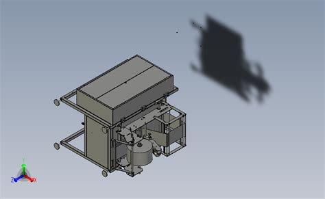 立式包装机模型 Step 模型图纸下载 懒石网