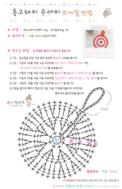 수세미무료도안 마음껏 이용하세요 네이버 블로그