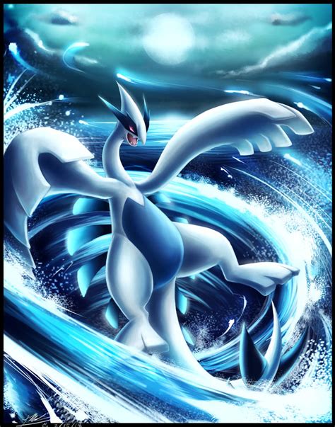 Ocean God Lugia By Shupa Mikey On Deviantart