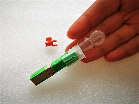 FTTH Aircraft Gland Type Sc APC Quick Assembly Connector Sc APC Fiber Optic Quick Connector Sc