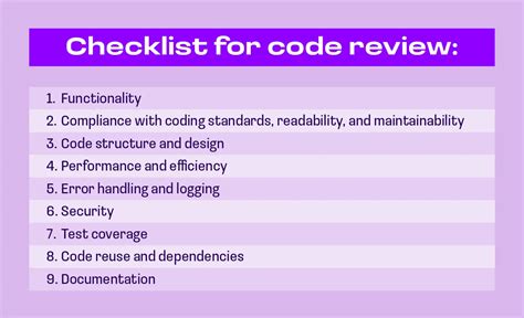 Code Review Checklist From Basic To Extended Engx Space