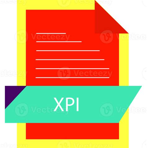 Xpi File Format Icon Modern Design 57325467 Png