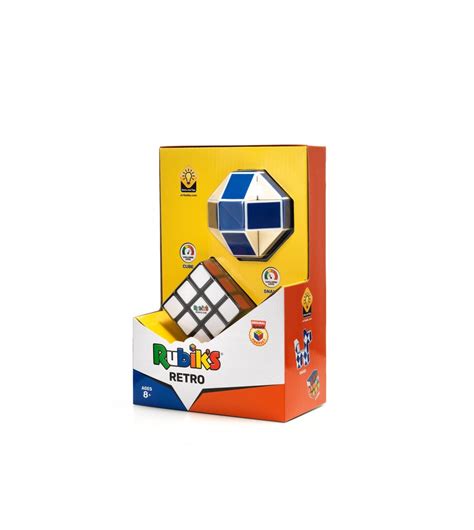 Cub Rubik Retro Set Original Jocuri Logică Joujouro