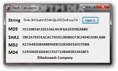 Hash Calculator Download Free Windows 1 0 0 0 Beta Softpedia