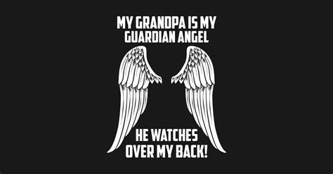 My Grandpa S My Guardian Angel Grandpa T Shirt Teepublic