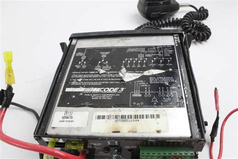 Code 3 Mastercom Siren Controller Property Room
