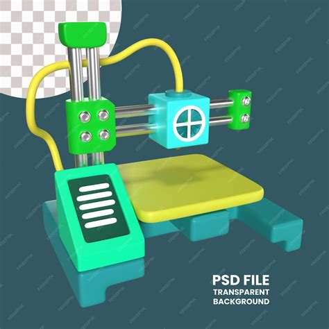 Premium Psd Fdm 3d Printer 3d Illustration Icon