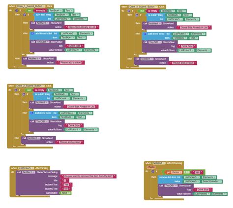 Values Not Stored In Listpicker With Tinydb As Expected Mit App Inventor Help Mit App