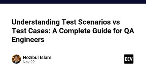 Understanding Test Scenarios Vs Test Cases A Complete Guide For QA Engineers ProdSens Live