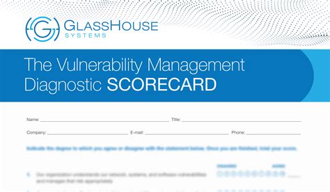 The Vulnerability Management Diagnostic Scorecard
