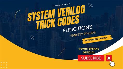 Function Switispeaksofficial Systemverilog Sv Vlsidesign Semiconductor Vlsi Vlsidesign