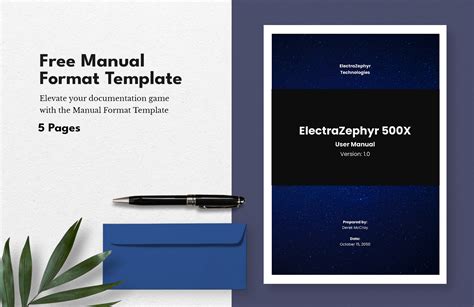 Free Editable Manual Templates In Word To Download
