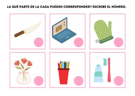 Vocabulario Partes De La Casa Orientacion Andujar