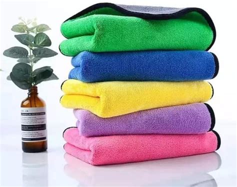 Faas 800gsm 2 Sided Wet And Dry Microfiber Cloth Towel For Car Bike
