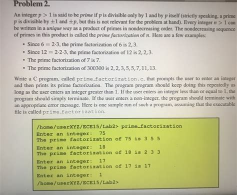 Solved Problem 2 An Integer P1 Is Said To Be Prime If P Is