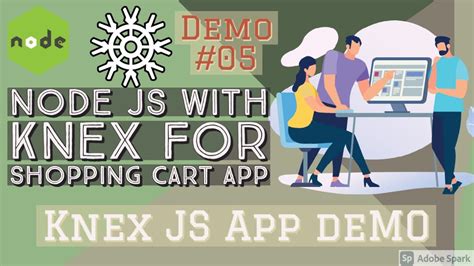 node js with knex shopping cart demo 05 youtube