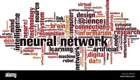 Neural Network Word Cloud Concept Collage Made Of Words About Neural