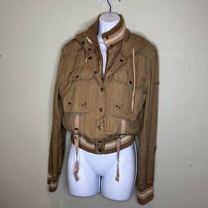 Da Nang Jackets And Coats Dnang Silk Army Green Hooded Jacket Poshmark