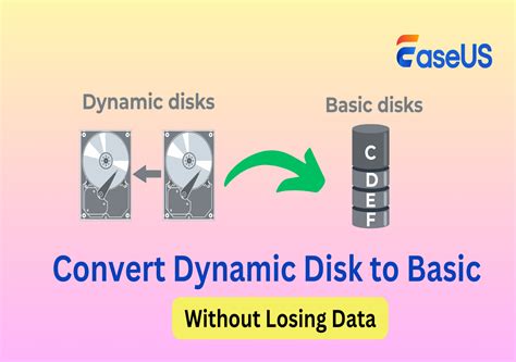 Convert Dynamic Disk To Basic Without Data Loss