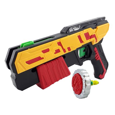 اسباب بازی دنیای سرگرمی های کمیاب مدل فرفره انفجاری طرح تفنگی کد Dsk A515