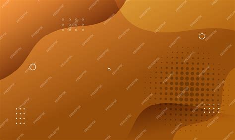 Premium Vector Vector Gradient Abstract Orange Background With Geometric Elements