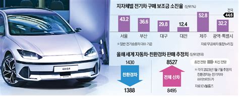 없어서 못 팔던 전기차 판매 뚝보조금이 남아돈다 한국경제