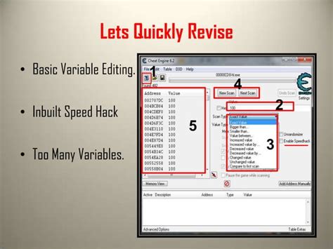 Hacking With Cheat Engine Pptx