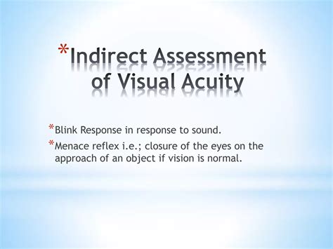 Visual Acuity Charts Pptx