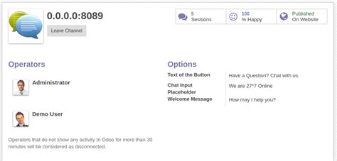 Odoo Live Chat And Support