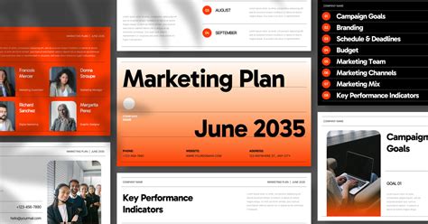 Маркетинговый план Презентация Powerpoint Шаблоны презентаций Включая маркетинг и доклад Envato