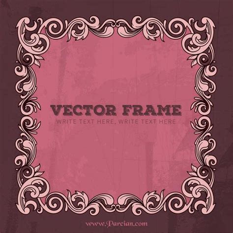 فایل طرح کادر ساده قاب لایه باز پارشن