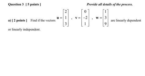 solved question 3 [5 points ] provide all details of the