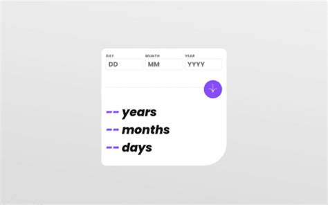 Frontend Mentor Age Calculator With Reactjs Vite Coding Challenge