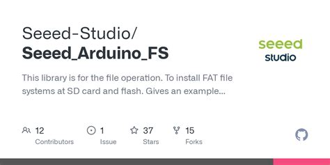 Seeed Arduino FS Src SD Seeed Sdcard Hal H At Master Seeed Studio Seeed Arduino FS GitHub