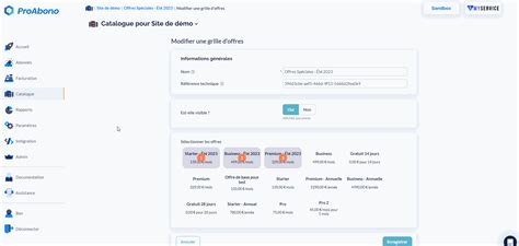 Comment Modifier Lordre Des Offres Dans Une Grille Doffres Assistance And Documentation