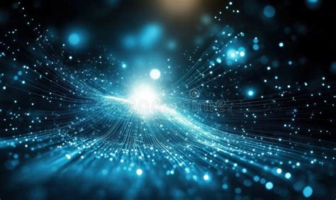 Abstract Digital Network Flow Stock Illustration Illustration Of Abstract Future 374483826