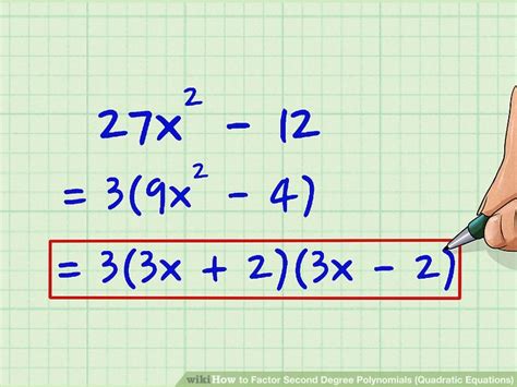 7 Ways To Factor Second Degree Polynomials Quadratic Equations