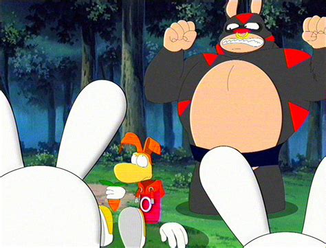 Retro Anime Style Fanart Rayman Raving Rabbids By Future Funk Miles Cd On Deviantart