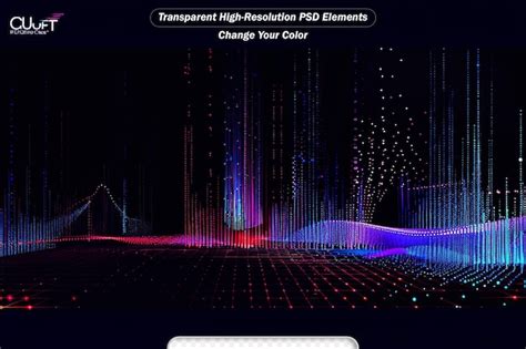 Premium Psd Futuristic Infographics Aesthetic Design